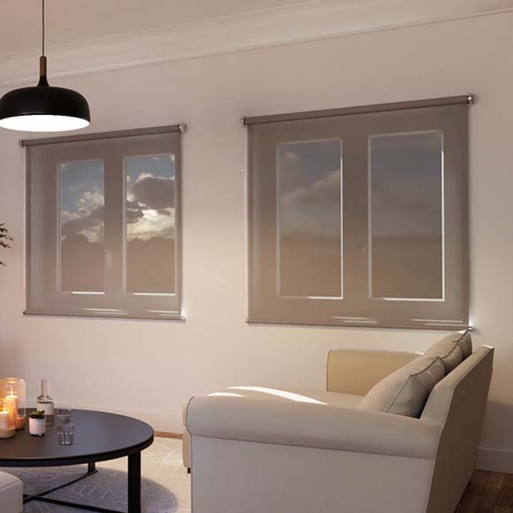 Store interieur déco sur mesure avec enrouleur